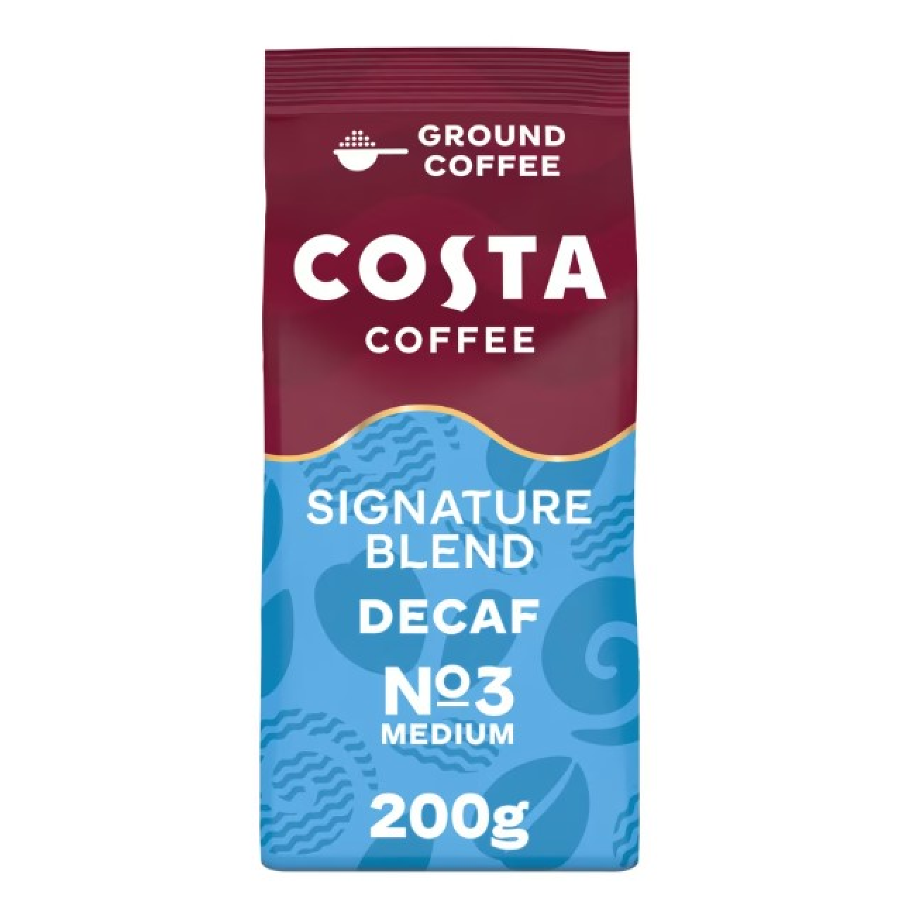 Costa Coffee Decaf Roast & Ground Signature Blend, 1 x 200g - Coffee ...