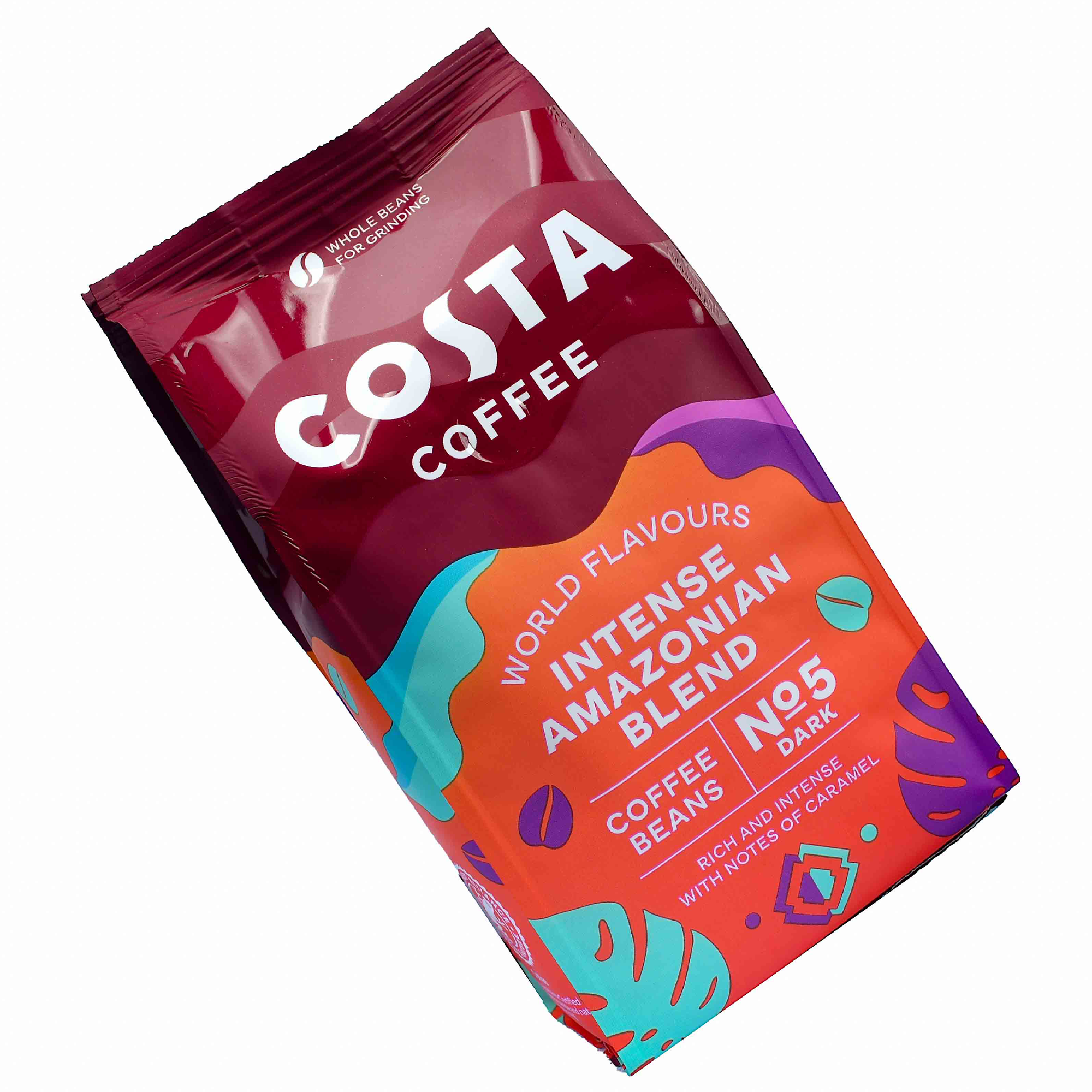 Coffee Beans Costa Coffee - Dark Amazonian Blend, 1 x 200g - Coffee ...