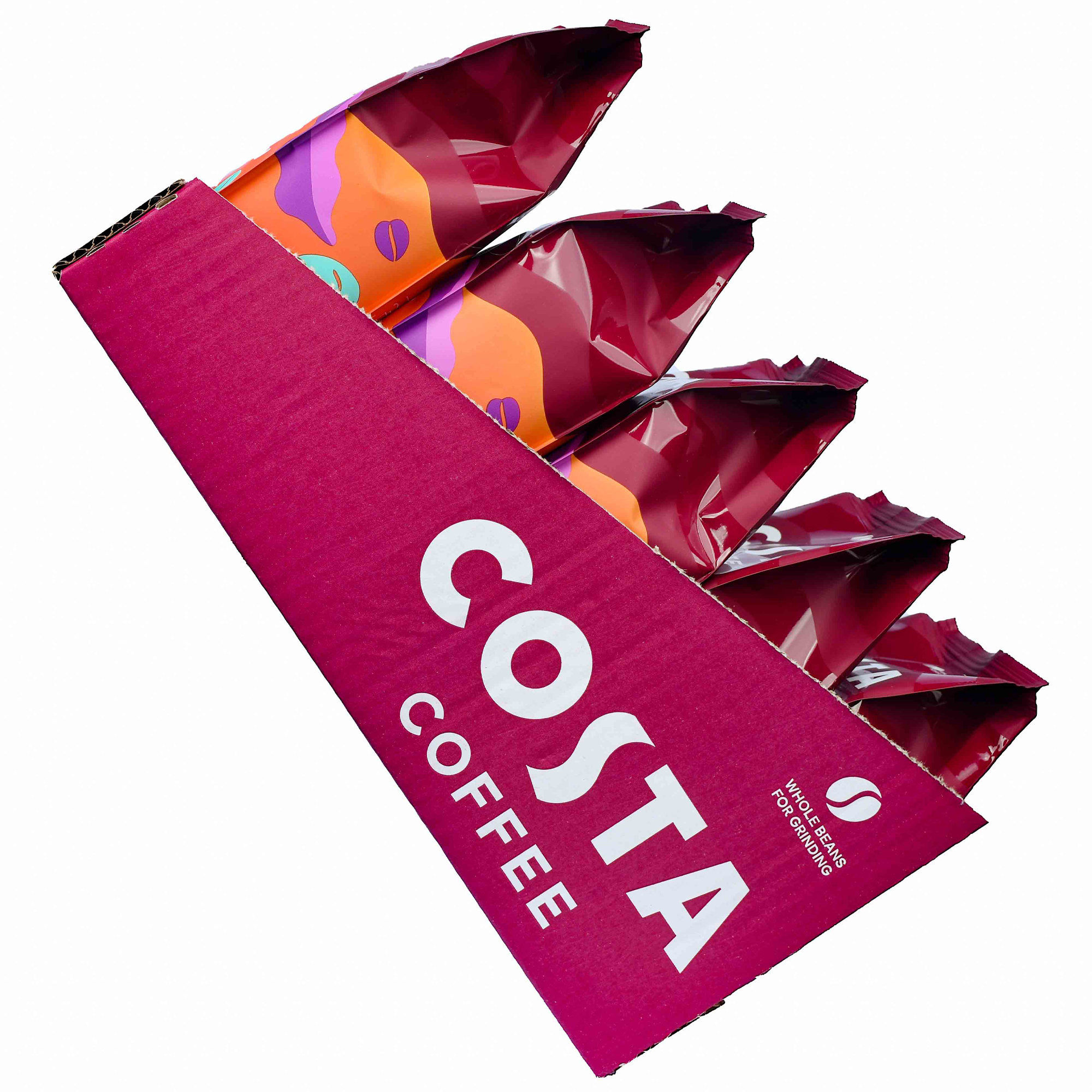Coffee Beans Costa Coffee - Dark Amazonian Blend, 5 x 200g - Coffee ...