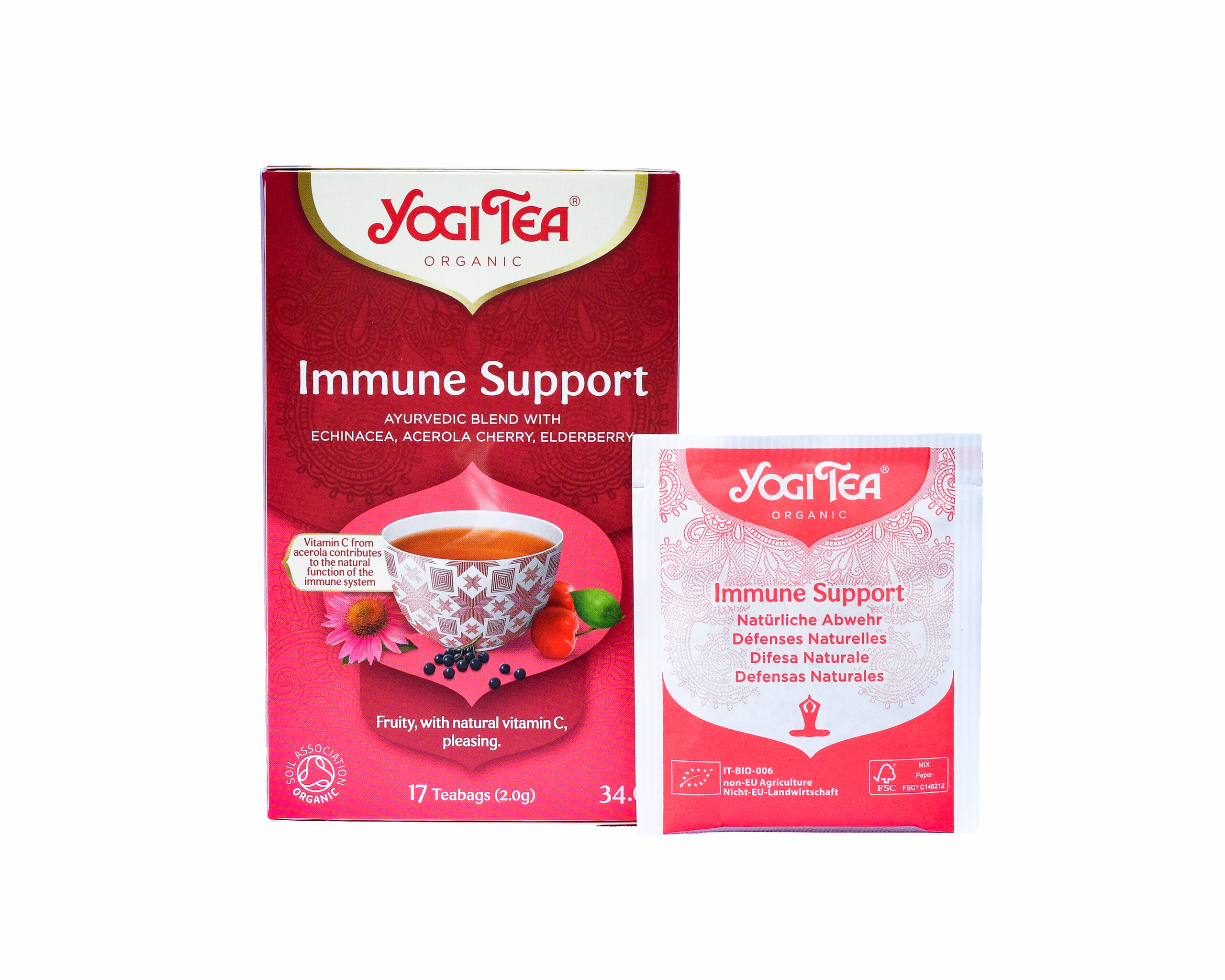 Immune Support Yogi Tea - 17 Tea Bags - Coffee Emporium