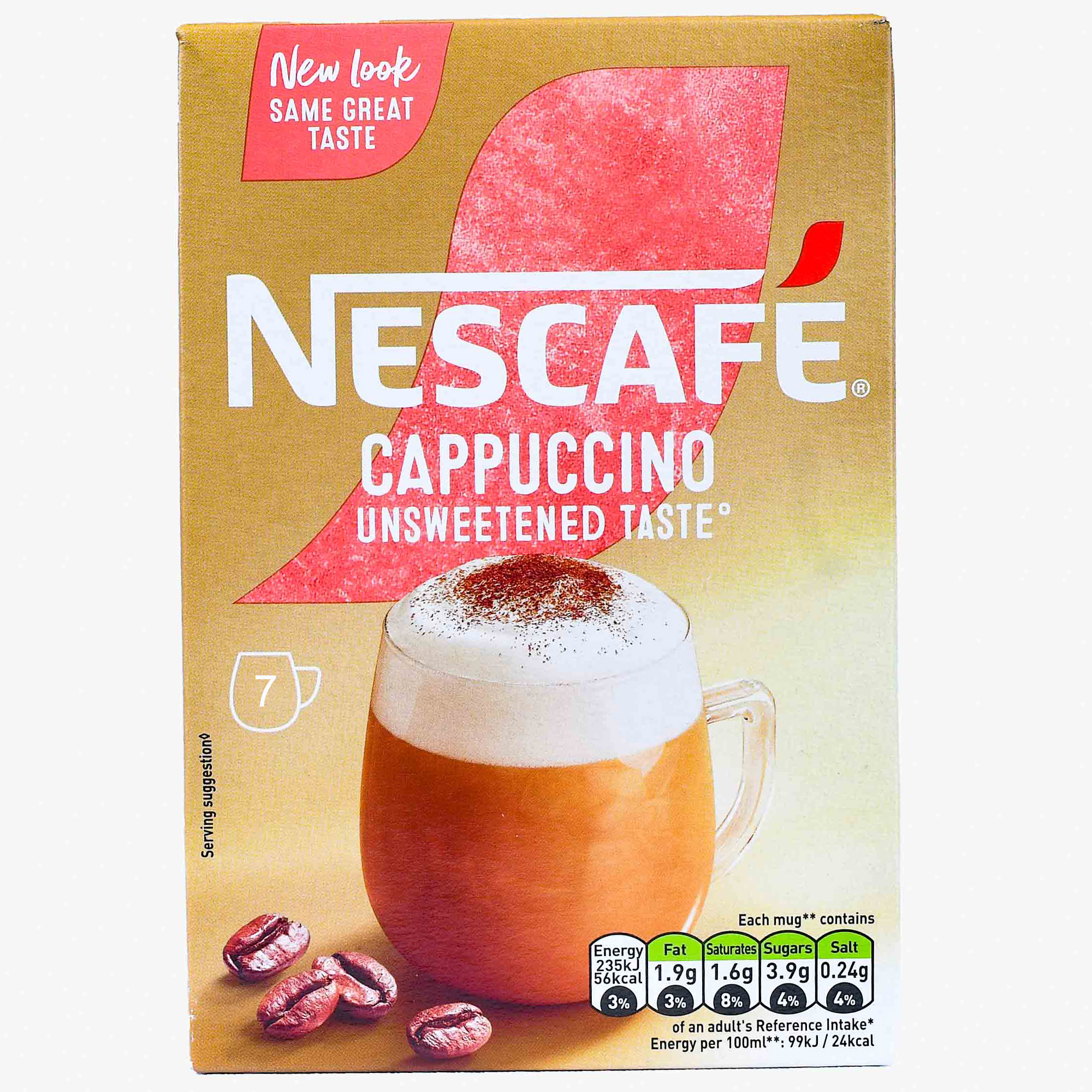 Nescafe Cappuccino Unsweetened - 7 Sachets - Coffee Emporium