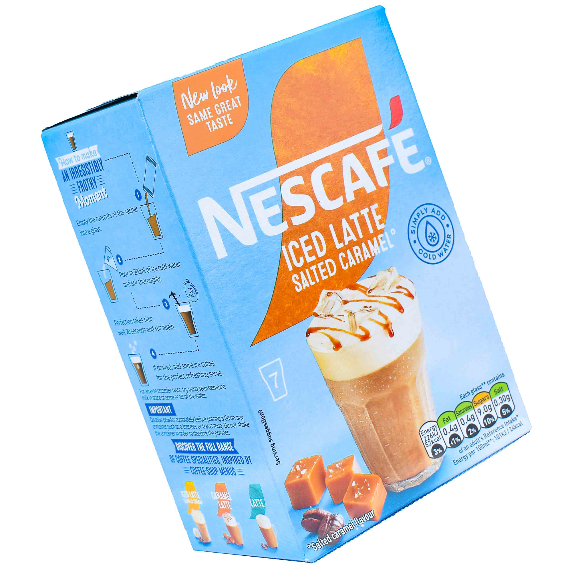 Nescafe Iced Salted Caramel Latte - 7 sachets - Coffee Emporium