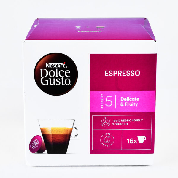 Nescafe Dolce Gusto Espresso Pods - 16 Espresso Coffee pods - Coffee ...