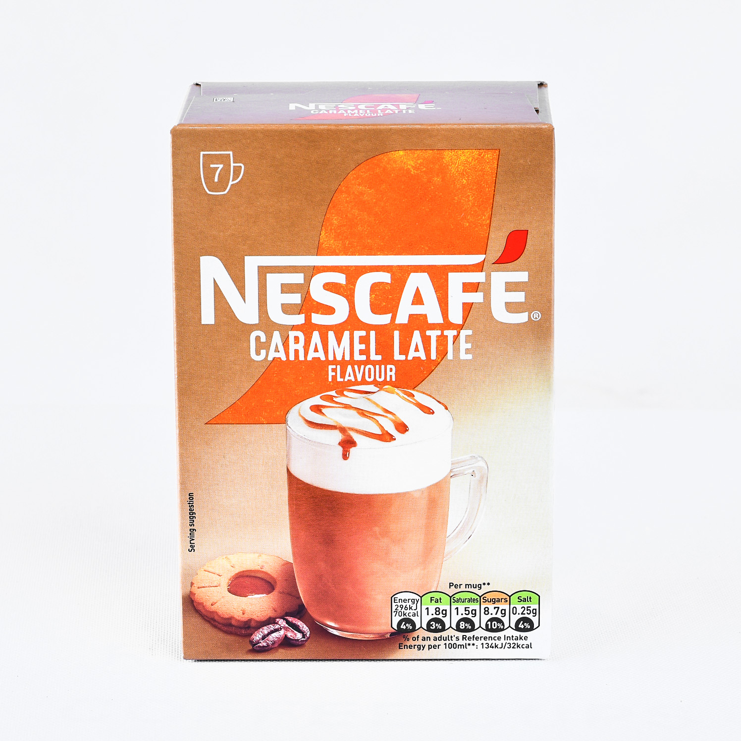 Nescafe Caramel Latte - 7 Sachets - Coffee Emporium