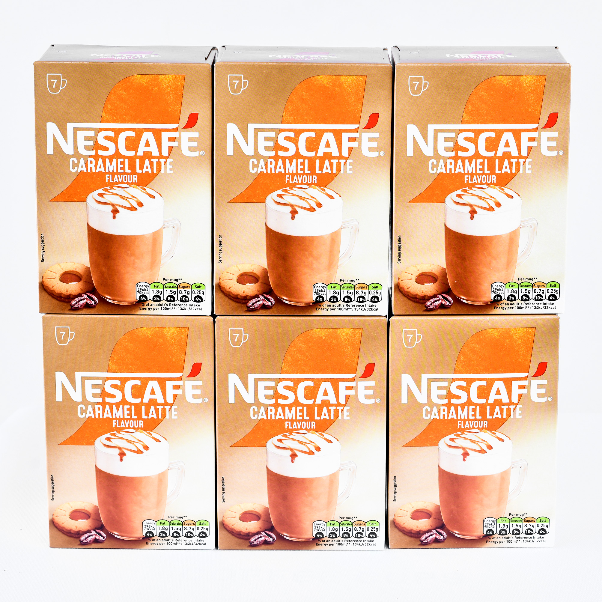 Nescafe Caramel Latte - 6 X 7 Sachets - Coffee Emporium